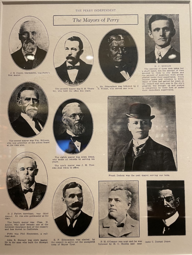 Mayors Of Perry – Carnegie Libraries in Iowa Project